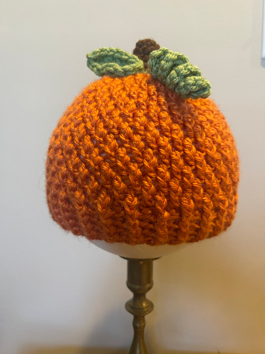 Crocheted Pumpkin Hats – Crown and Sparrow Apparel